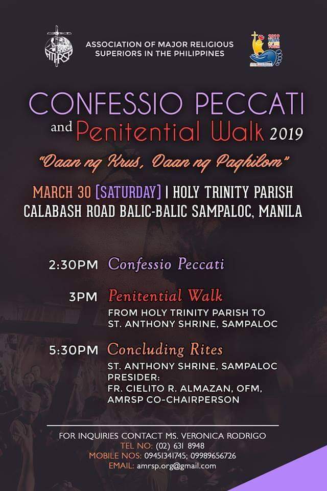 Mamamayan, inaanyayahang makiisa sa “Confessio Peccati” - VeritasPH