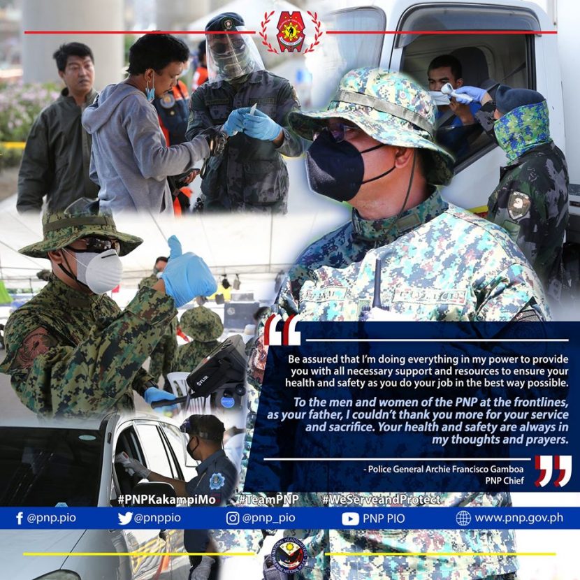 PNP, AFP frontliners: Ipinapanalangin namin kayo-Military Diocese ...