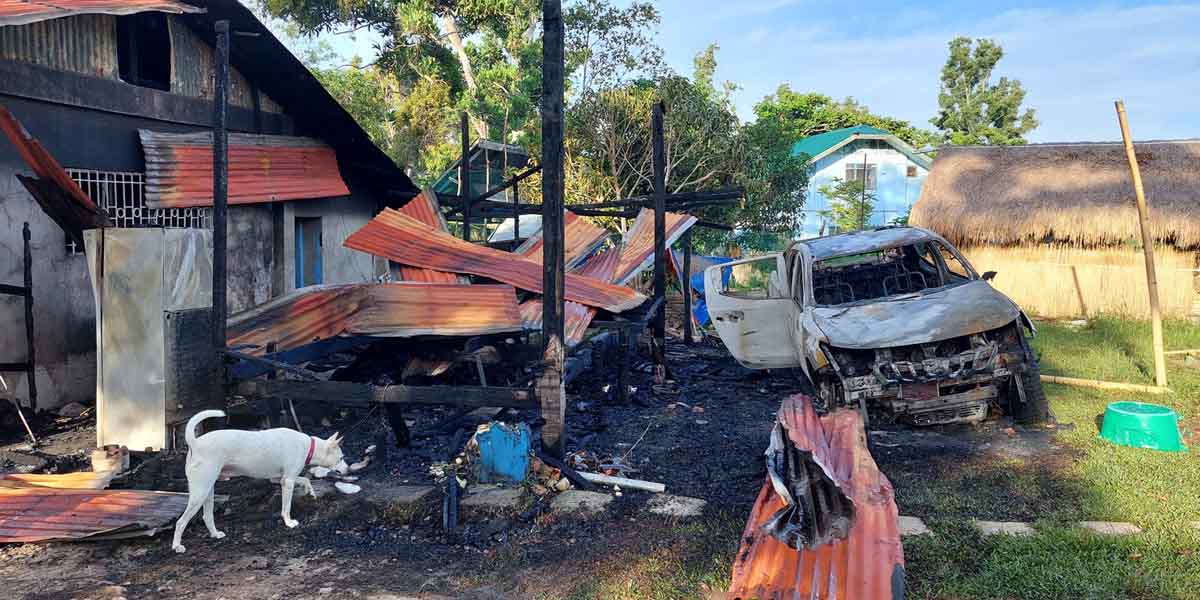 Bishop Pabillo, nagpapasalamat na walang nasaktan sa nasunog na refectory building ng Vicariare ...