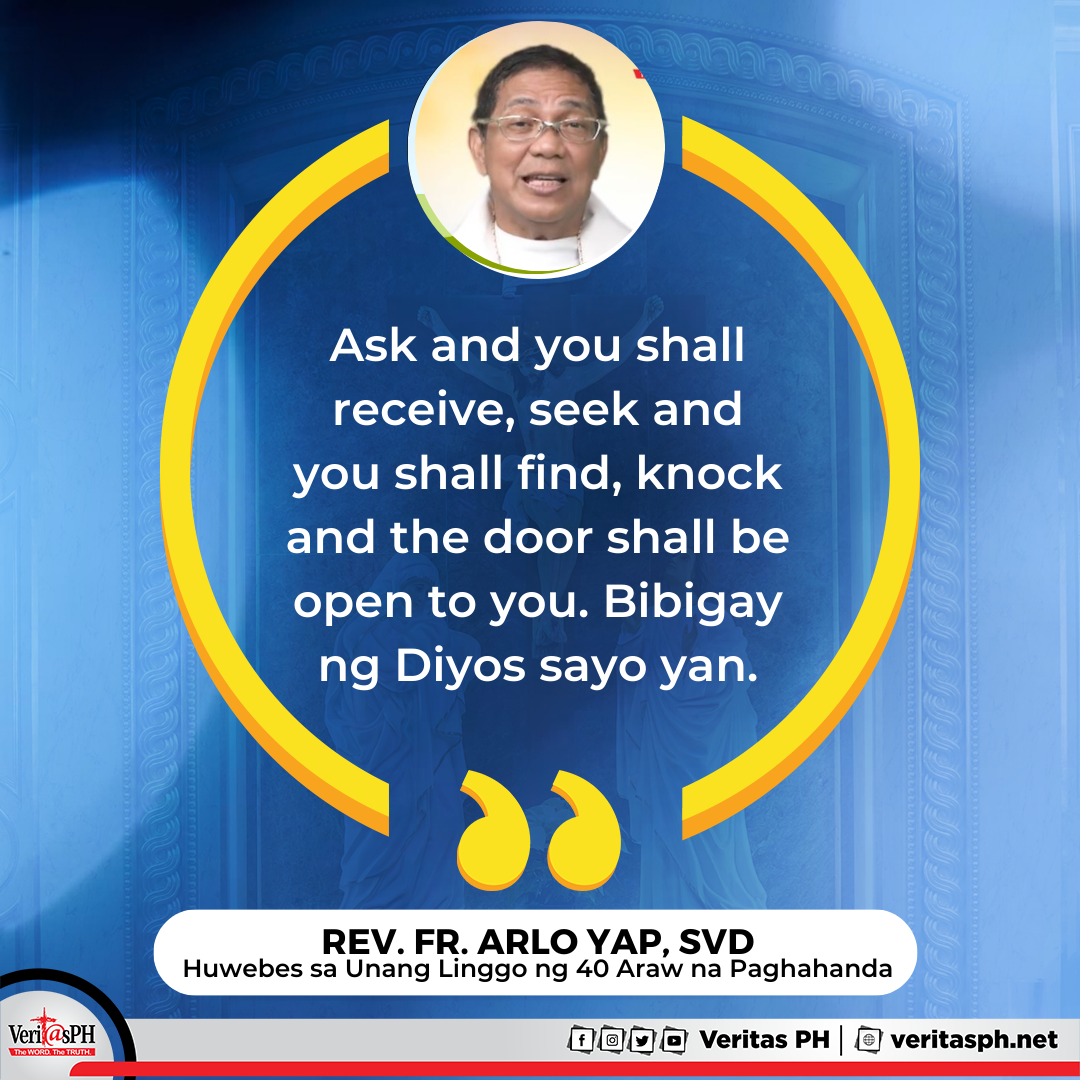 “𝙈𝙜𝙖 𝙆𝙖𝙥𝙖𝙣𝙖𝙡𝙞𝙜, 𝙖𝙣𝙜 𝙞𝙗𝙞𝙜 𝙜𝙖𝙬𝙞𝙣 𝙨𝙖 𝙞𝙮𝙤 𝙣𝙜 𝘿𝙞𝙮𝙤𝙨 𝙖𝙮 𝙜𝙖𝙬𝙞𝙣 𝙢𝙤 𝙨𝙖 𝙞𝙗𝙖𝙣𝙜 𝙩𝙖𝙤.” - VeritasPH