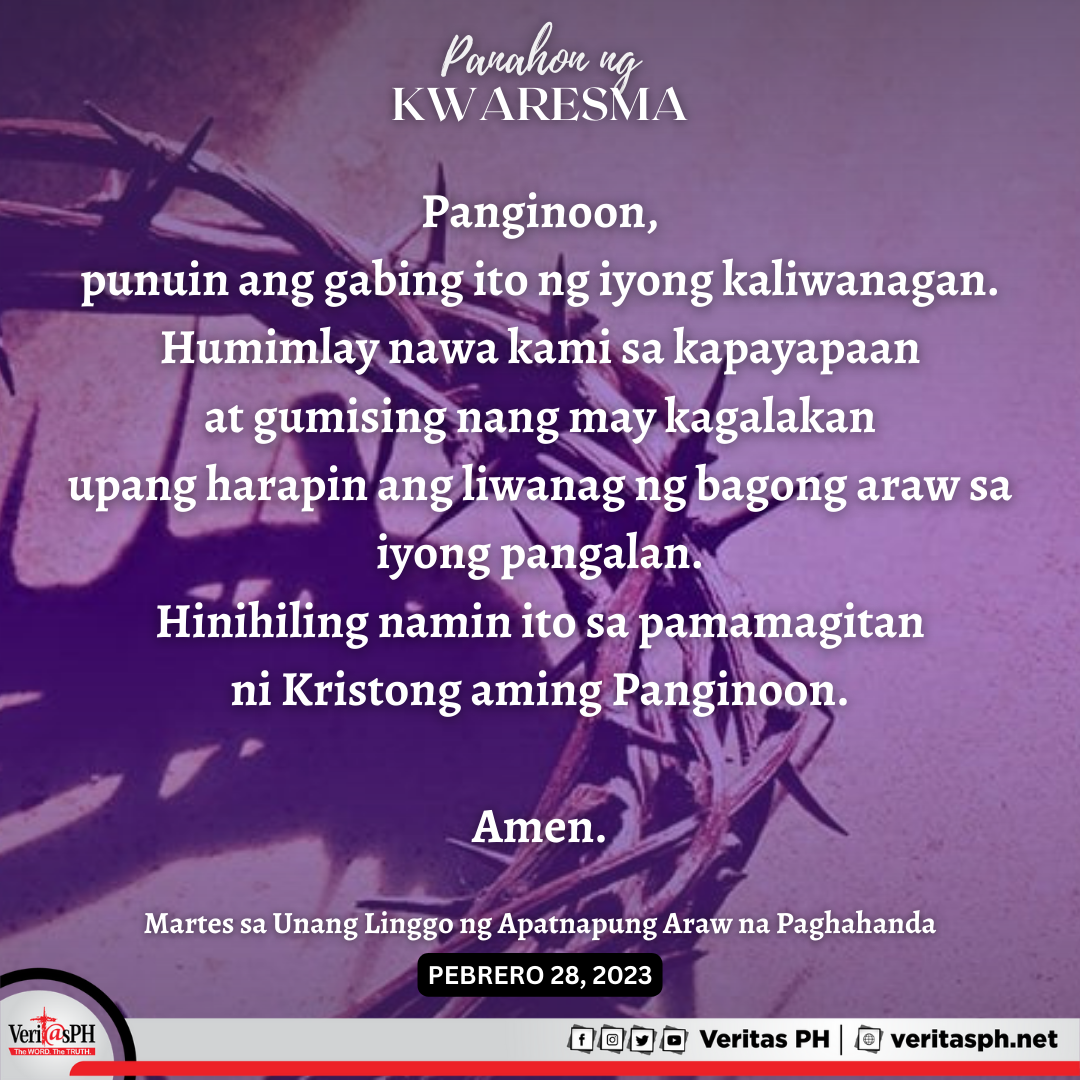 "𝑷𝒂𝒏𝒂𝒍𝒂𝒏𝒈𝒊𝒏 𝑺𝒂 40 𝑨𝒓𝒂𝒘 𝑵𝒂 𝑷𝒂𝒈𝒉𝒂𝒉𝒂𝒏𝒅𝒂" - VeritasPH