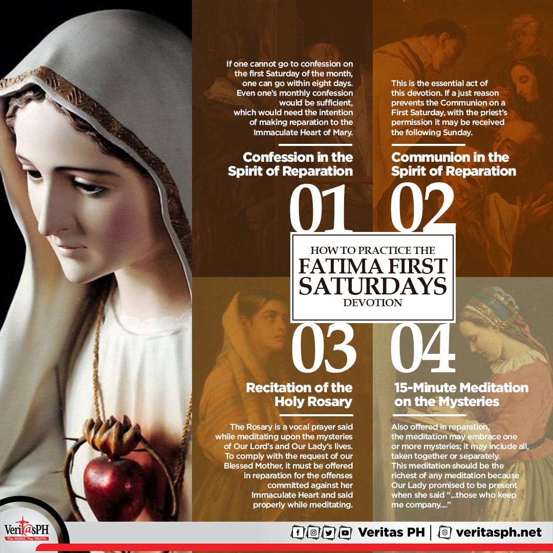 How to Practice the Fatima First Saturday Devotion - VeritasPH