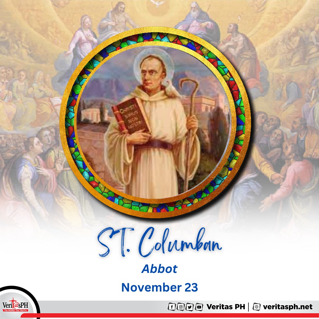 𝐍𝐨𝐯𝐞𝐦𝐛𝐞𝐫 𝟐𝟑 • 𝐒𝐭. 𝐂𝐨𝐥𝐮𝐦𝐛𝐚𝐧 - VeritasPH