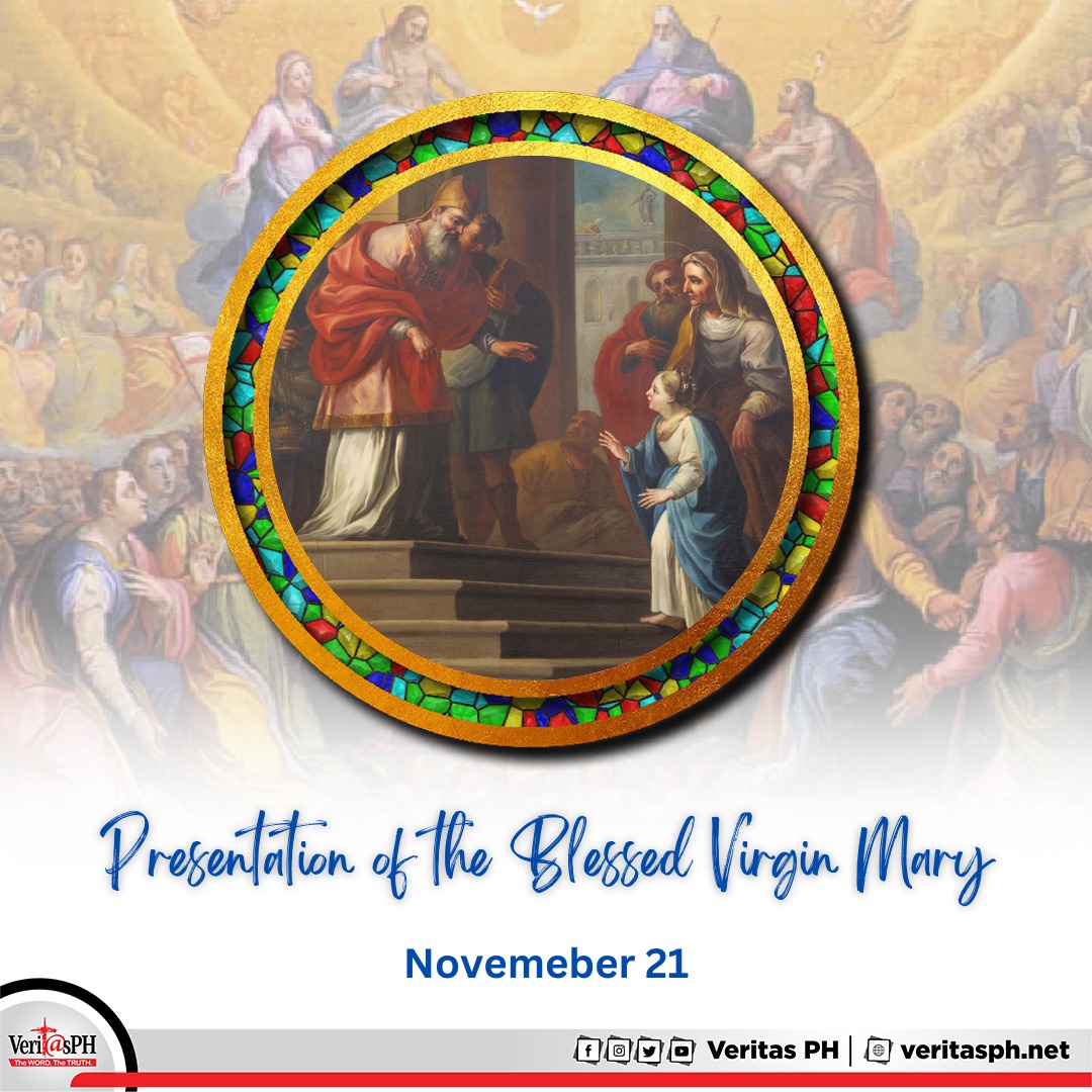 𝐍𝐨𝐯𝐞𝐦𝐛𝐞𝐫 𝟐𝟏 • 𝐏𝐫𝐞𝐬𝐞𝐧𝐭𝐚𝐭𝐢𝐨𝐧 𝐨𝐟 𝐭𝐡𝐞 𝐁𝐥𝐞𝐬𝐬𝐞𝐝 𝐕𝐢𝐫𝐠𝐢𝐧 𝐌𝐚𝐫𝐲 - VeritasPH