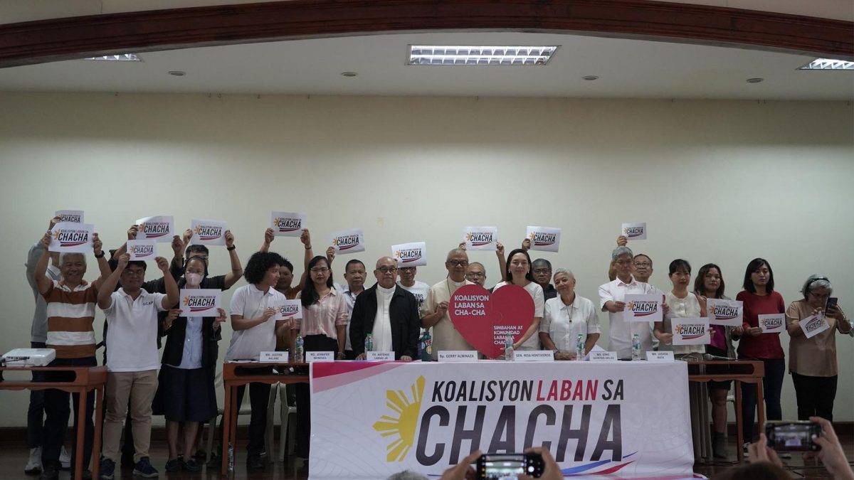 “SIMBAHAN AT KOMUNIDAD NAGKAKAISA LABAN SA CHA-CHA!” - VeritasPH