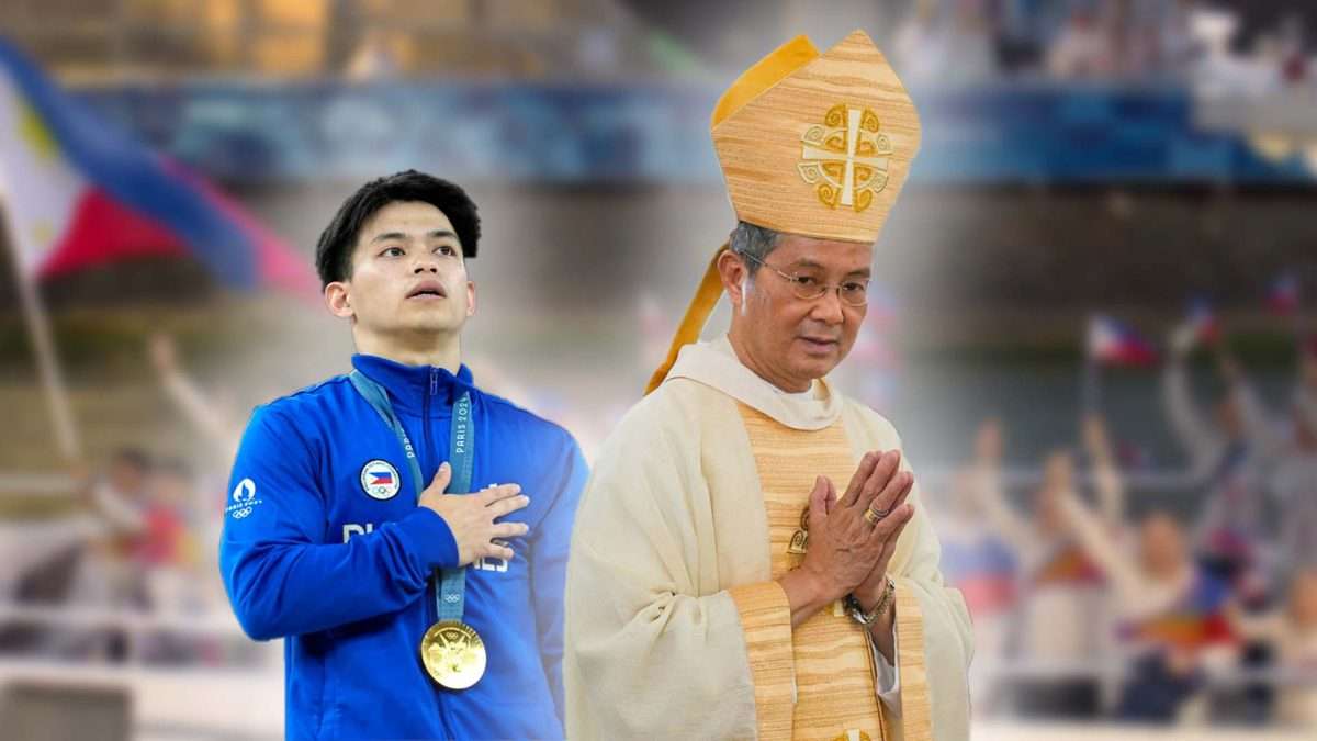 Mga Atletang Pinoy, ‘two-time’ Olympic gold medalist Carlos Yulo: Binigyang pagkilala ng obispo ...