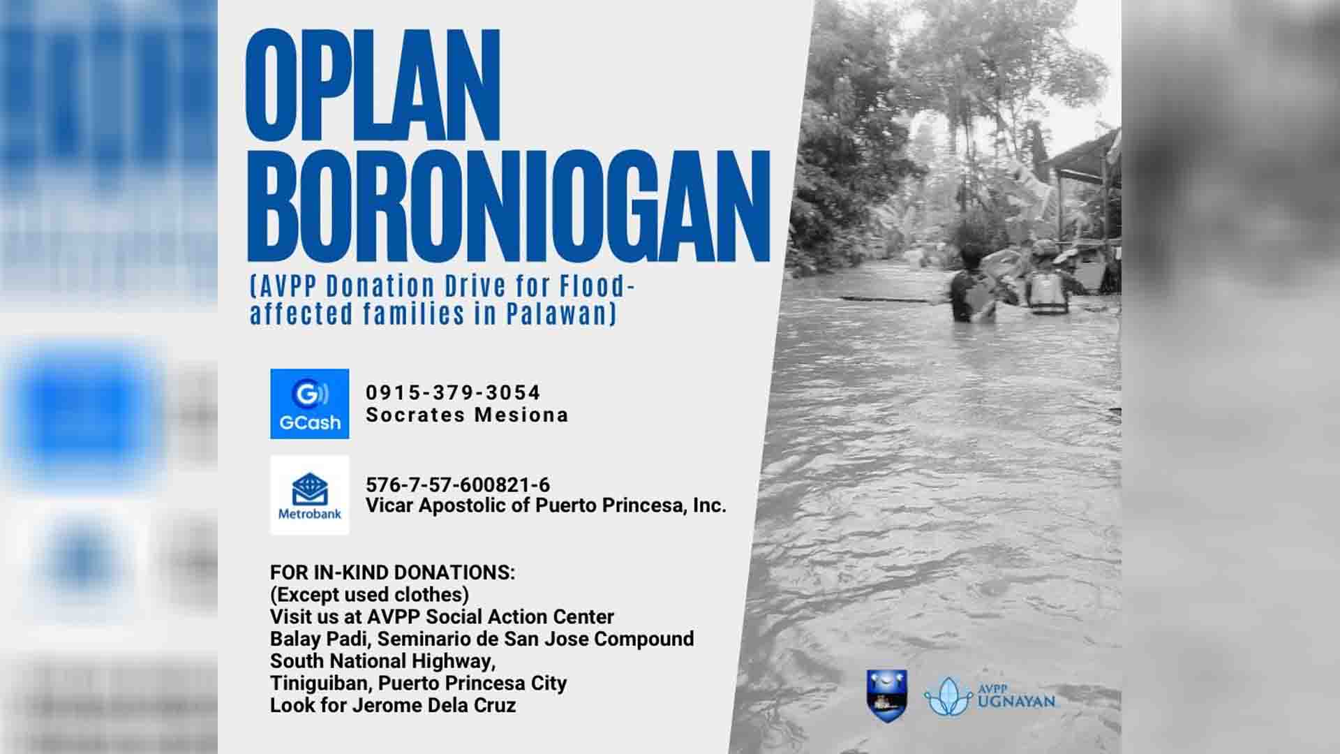 Apostolic Vicariate of Puerto Princesa, umaapela ng tulong - VeritasPH