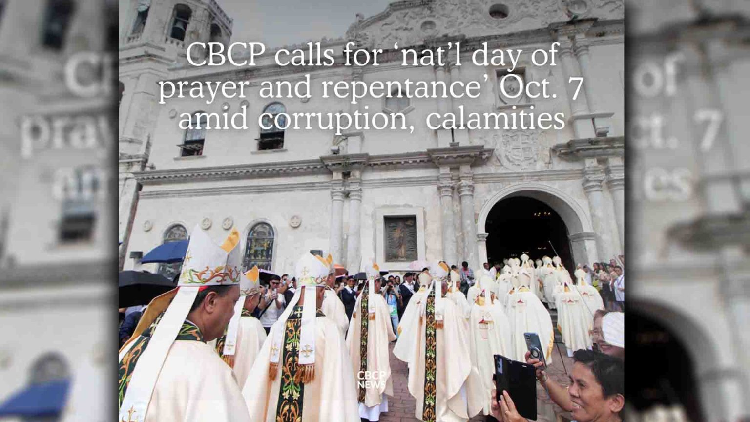 National Cry for Mercy and Repentance, itinakda ng CBCP sa October 7 ...